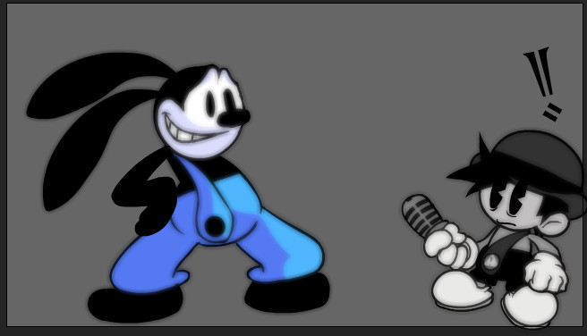 FNF but normal oswald Mod for Friday Night Funkin' | FNF Mods