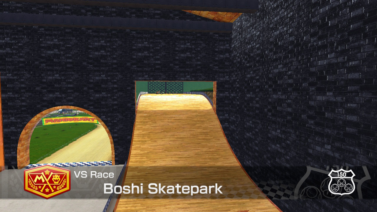 Boshi Skatepark Mod for Mario Kart 8 Deluxe | MK8D Mods