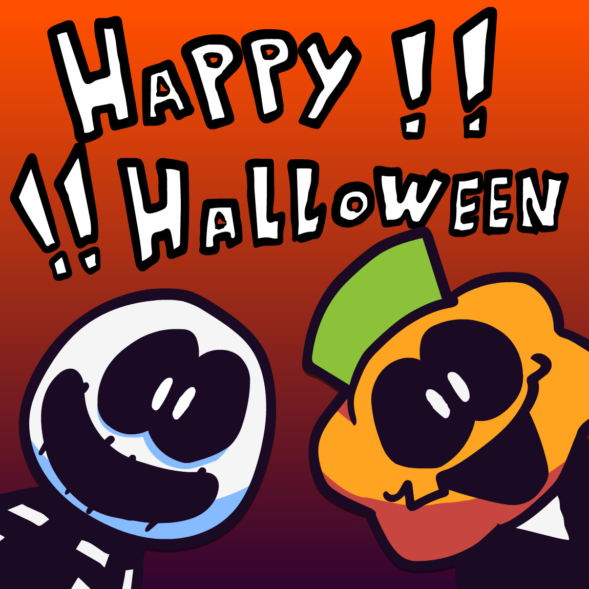Vs Skid and Pump: Halloween! Mod for Friday Night Funkin' | FNF Mods