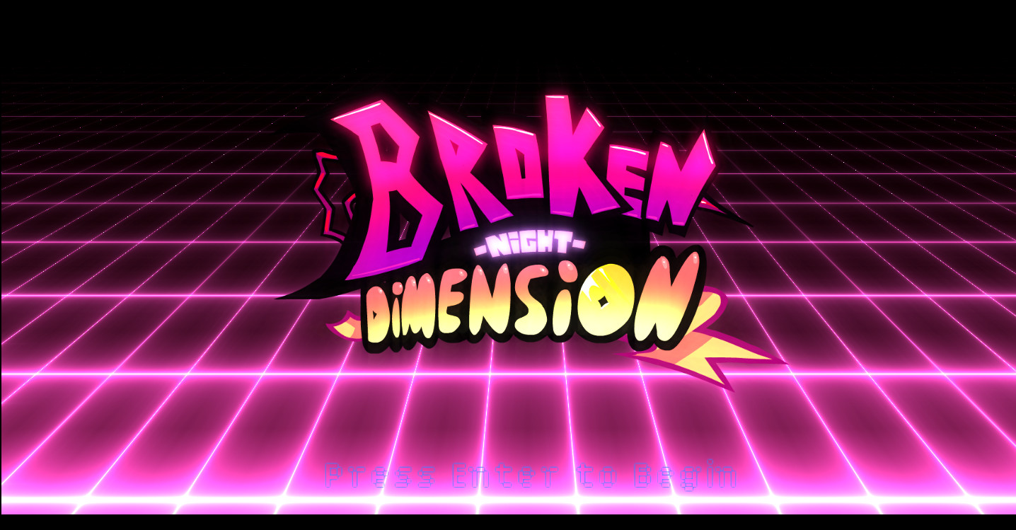 Broken Night Dimensions Mod for Friday Night Funkin' | FNF Mods