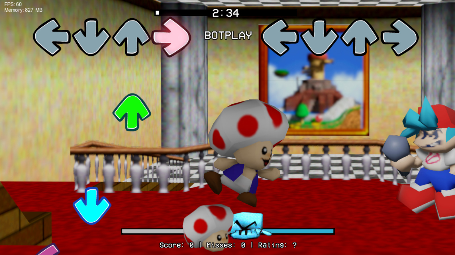 BUP (milk but 64 Toad sings it) Mod for Friday Night Funkin' | FNF Mods