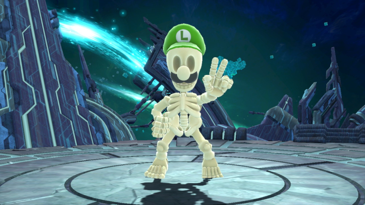 Bone Luigi Mod for Super Smash Bros. Ultimate | SSBU Mods