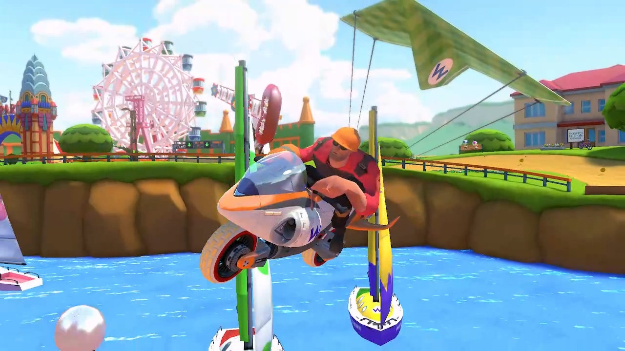 TF2 Engineer as Wario Mod for Mario Kart 8 Deluxe | MK8D Mods