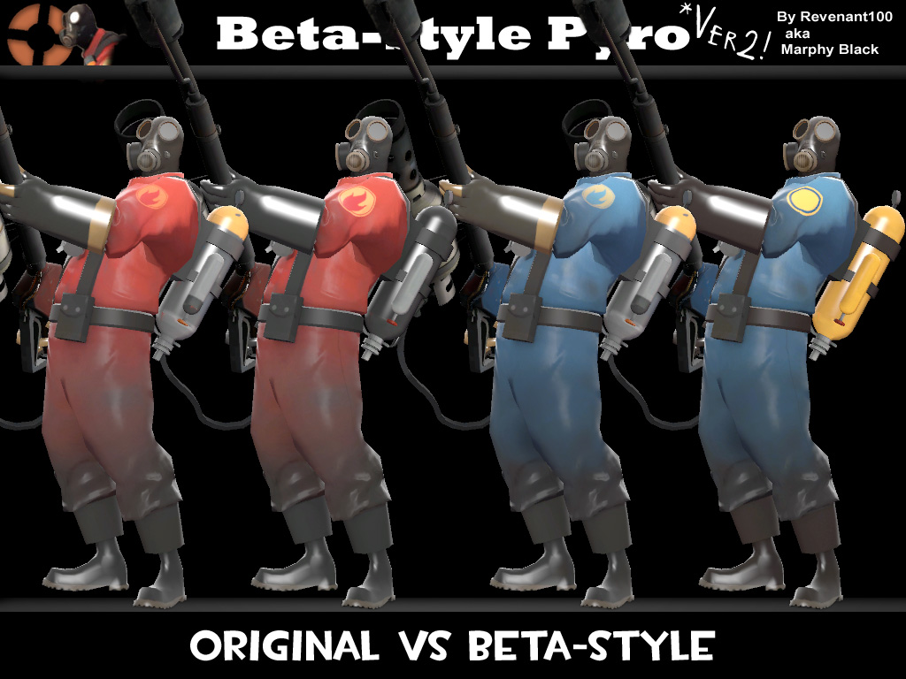 Beta-Style Pyro *Version 2! Mod for Team Fortress 2 | TF2 Mods