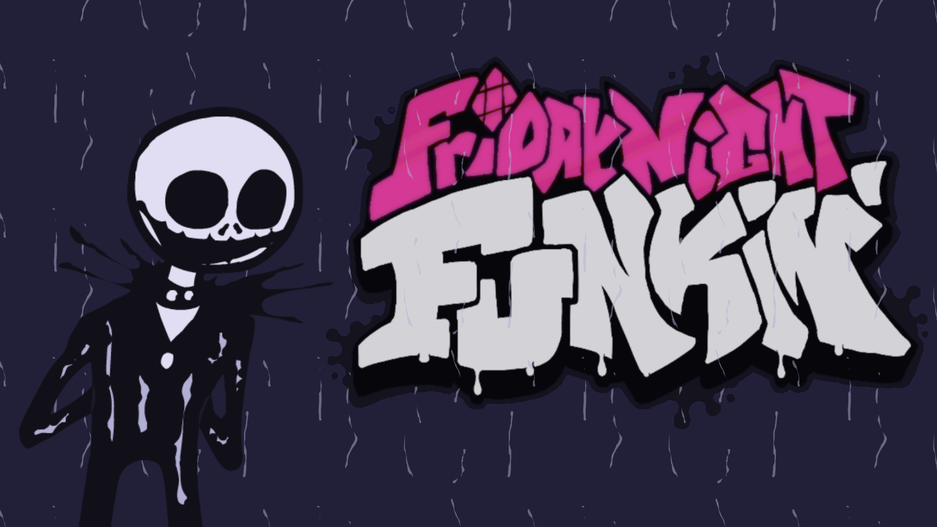 Jack Skellington over Daddy Dearest (Reskin) [Friday Night Funkin'] [Mods]