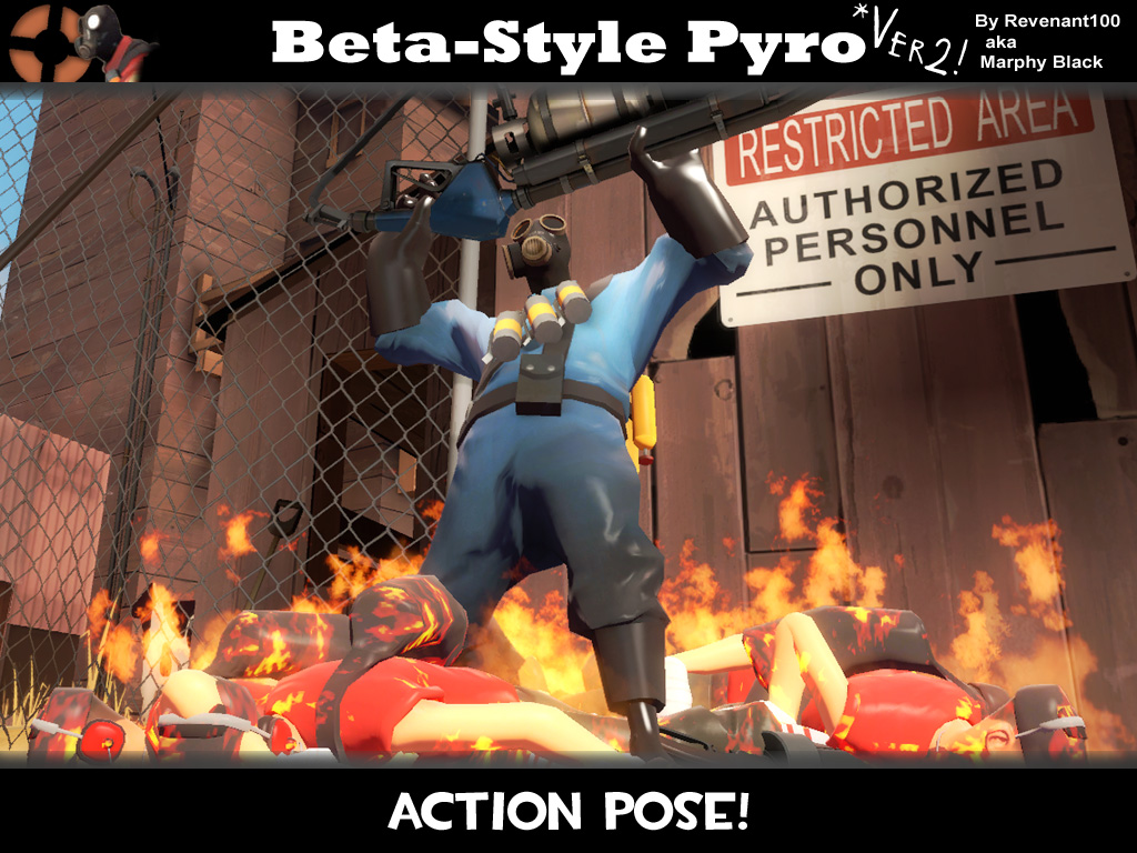 Beta-Style Pyro *Version 2! Mod for Team Fortress 2 | TF2 Mods