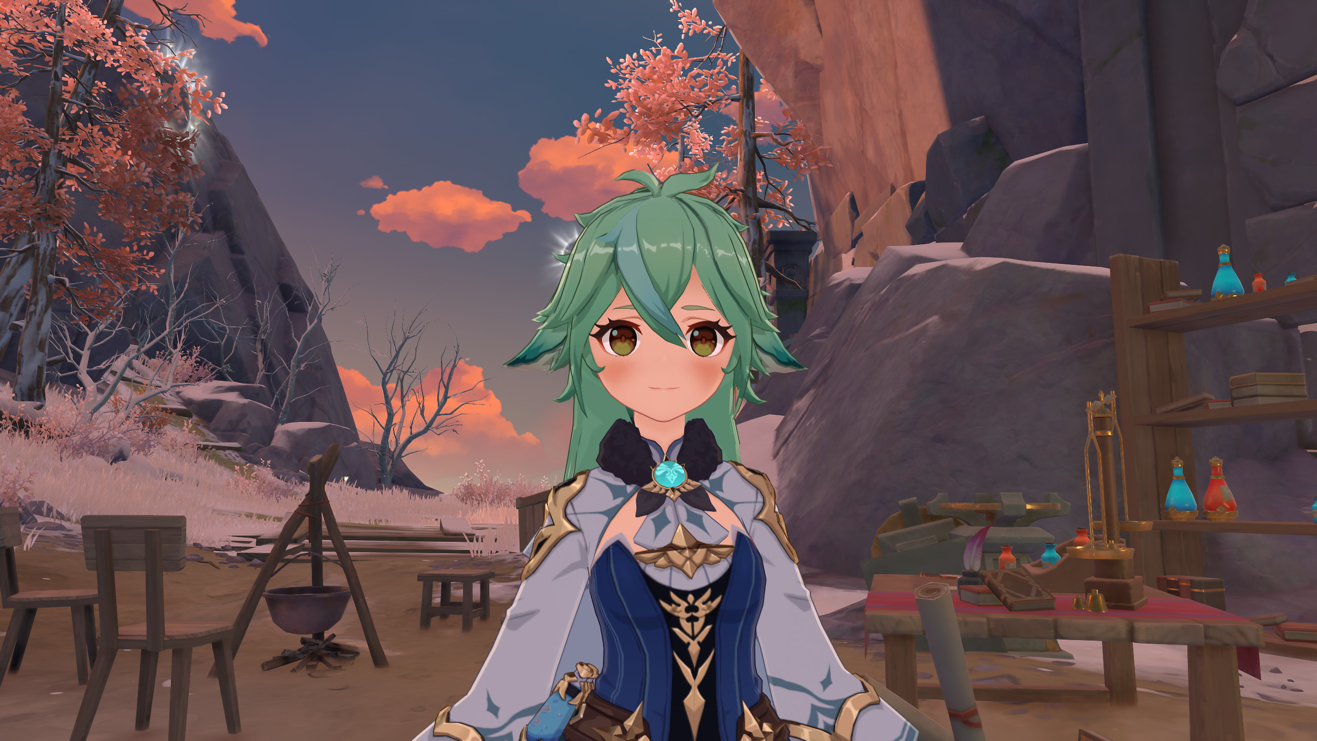 Long Hair Sucrose Mod for Genshin Impact | GI Mods