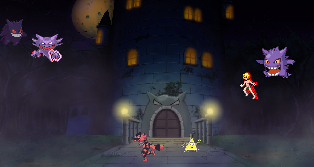 Gengar Castle (Pokémon/CMC+ 0.9.4) Mod for Super Smash Bros. Crusade ...