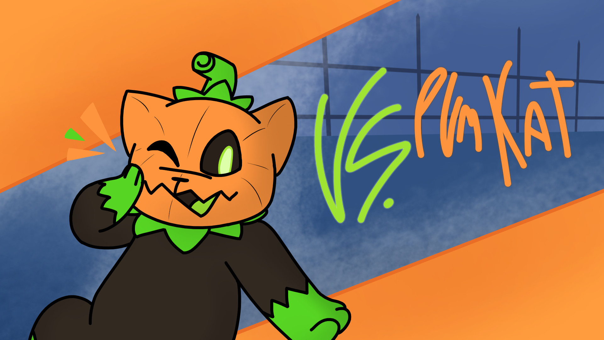 Vs. Pumkat - A One-Shot Mod Mod for Friday Night Funkin' | FNF Mods