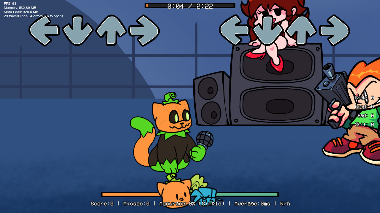 Vs. Pumkat - A One-Shot Mod Mod for Friday Night Funkin' | FNF Mods