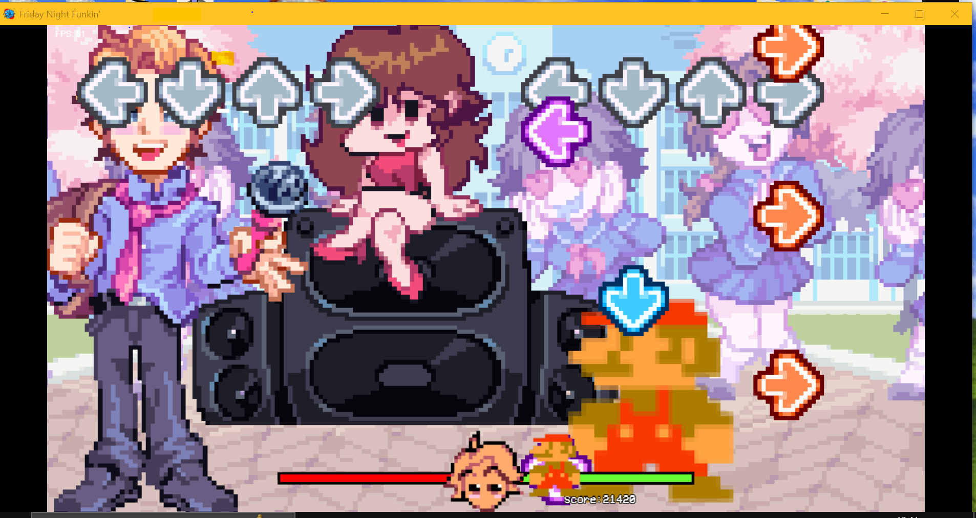 Playable Mario (8bit) [Friday Night Funkin'] [Mods]