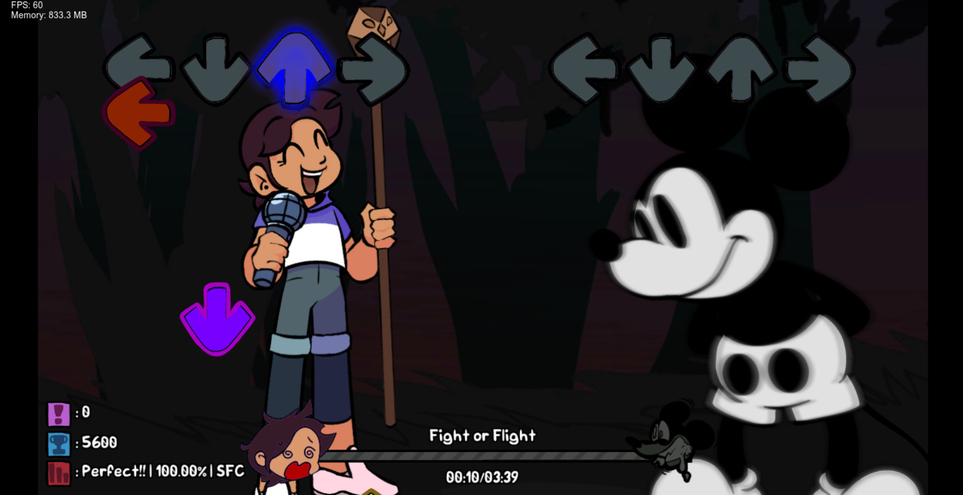 Playable New W.I Mickey Phase 2 Mod for Friday Night Funkin' | FNF Mods