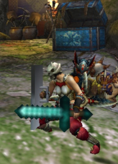 Minecraft Diamon Sword [Monster Hunter Portable 3rd] [Mods]