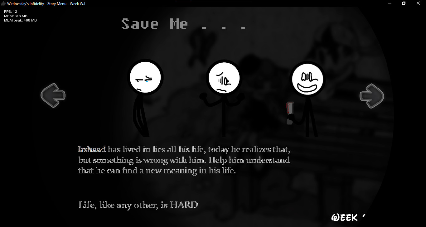 Irshaad's Wednesday's Infidelity Mod for Friday Night Funkin' | FNF Mods