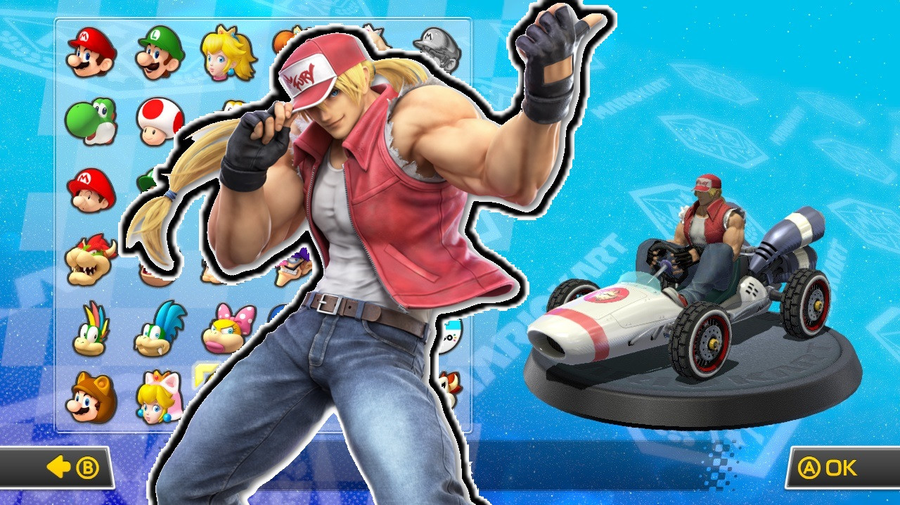 Terry Bogard in MK8 Mod for Mario Kart 8 | MK8 Mods