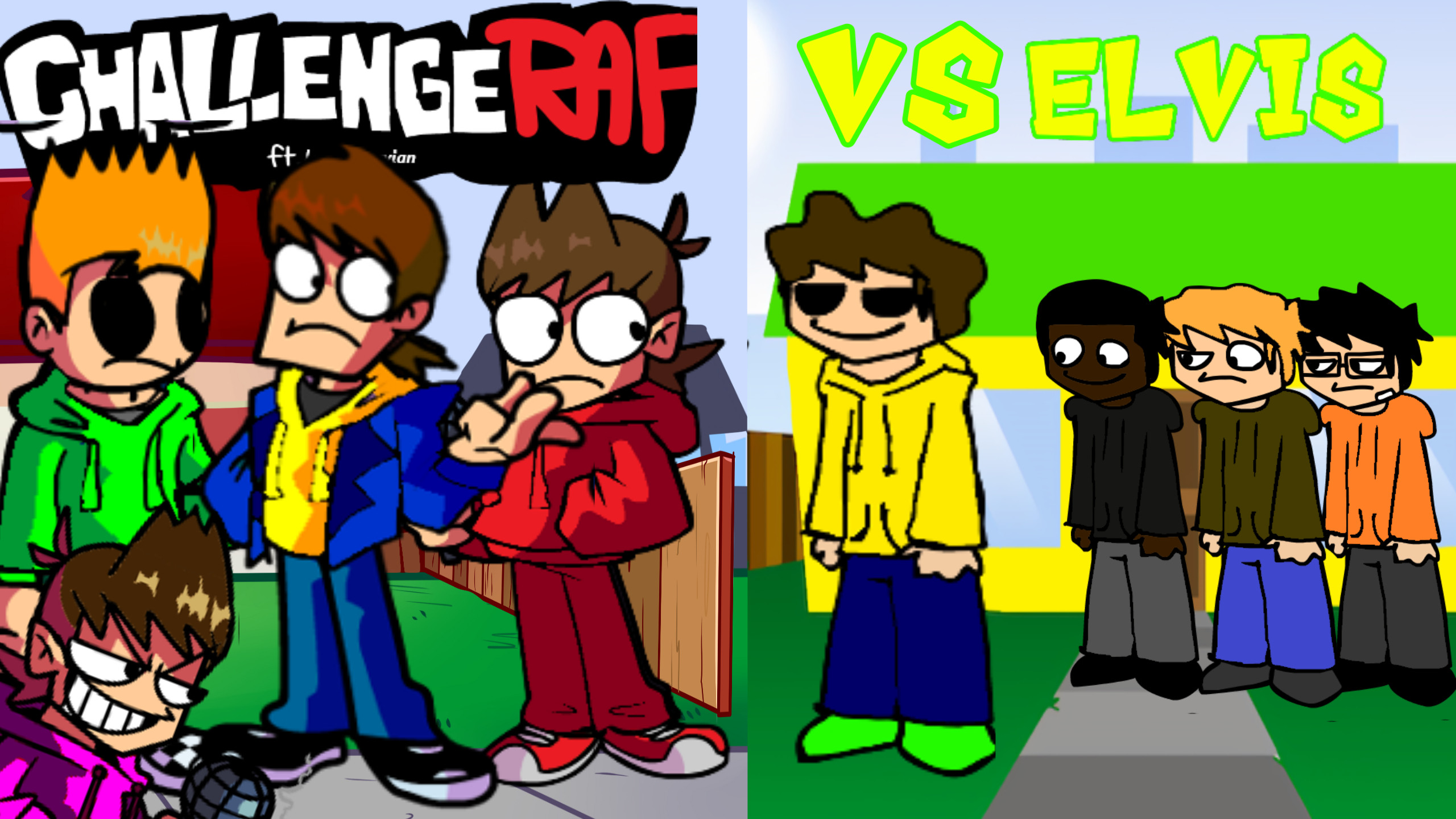 rafsworld fnf mod pack vs @Elvis and chalenge-raf Mod for Friday Night ...
