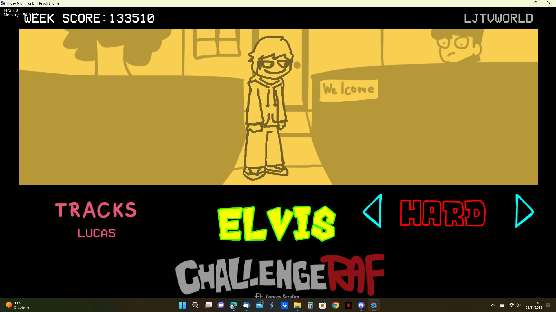 rafsworld fnf mod pack vs @Elvis and chalenge-raf Mod for Friday Night ...