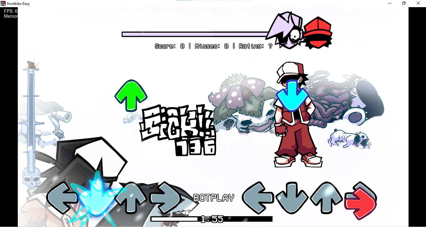 Frostbite Psych Engine Port Mod for Friday Night Funkin' | FNF Mods