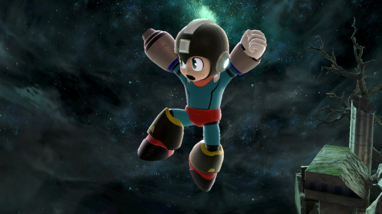Deku Themed Mega Man [Super Smash Bros. Ultimate] [Mods]
