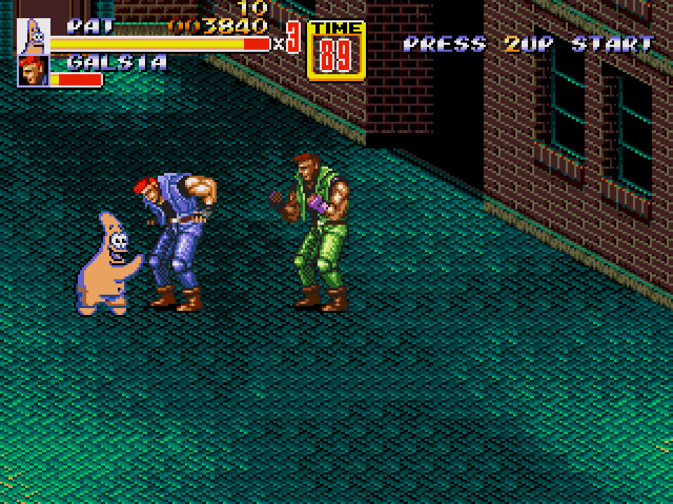 SpongeBob of Rage 2 Mod for Streets of Rage 2 | SoR2 Mods