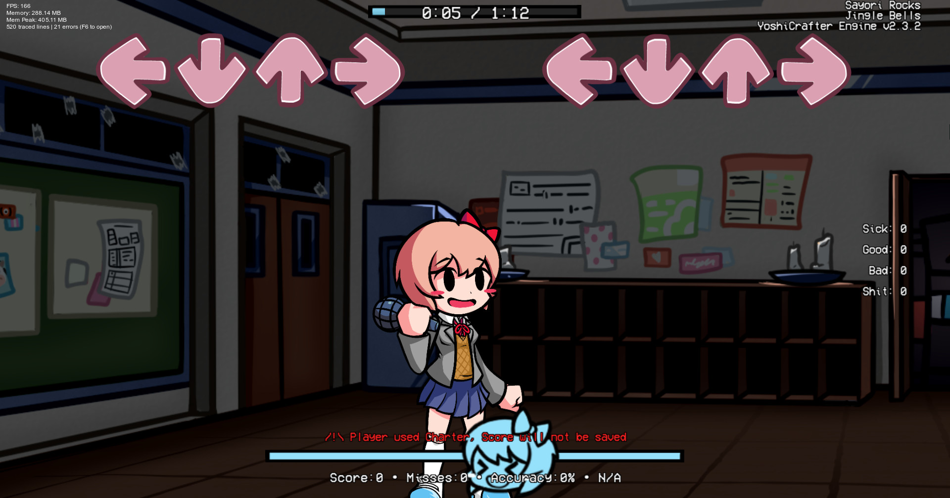 Sayori Rocks [Friday Night Funkin'] [Mods]