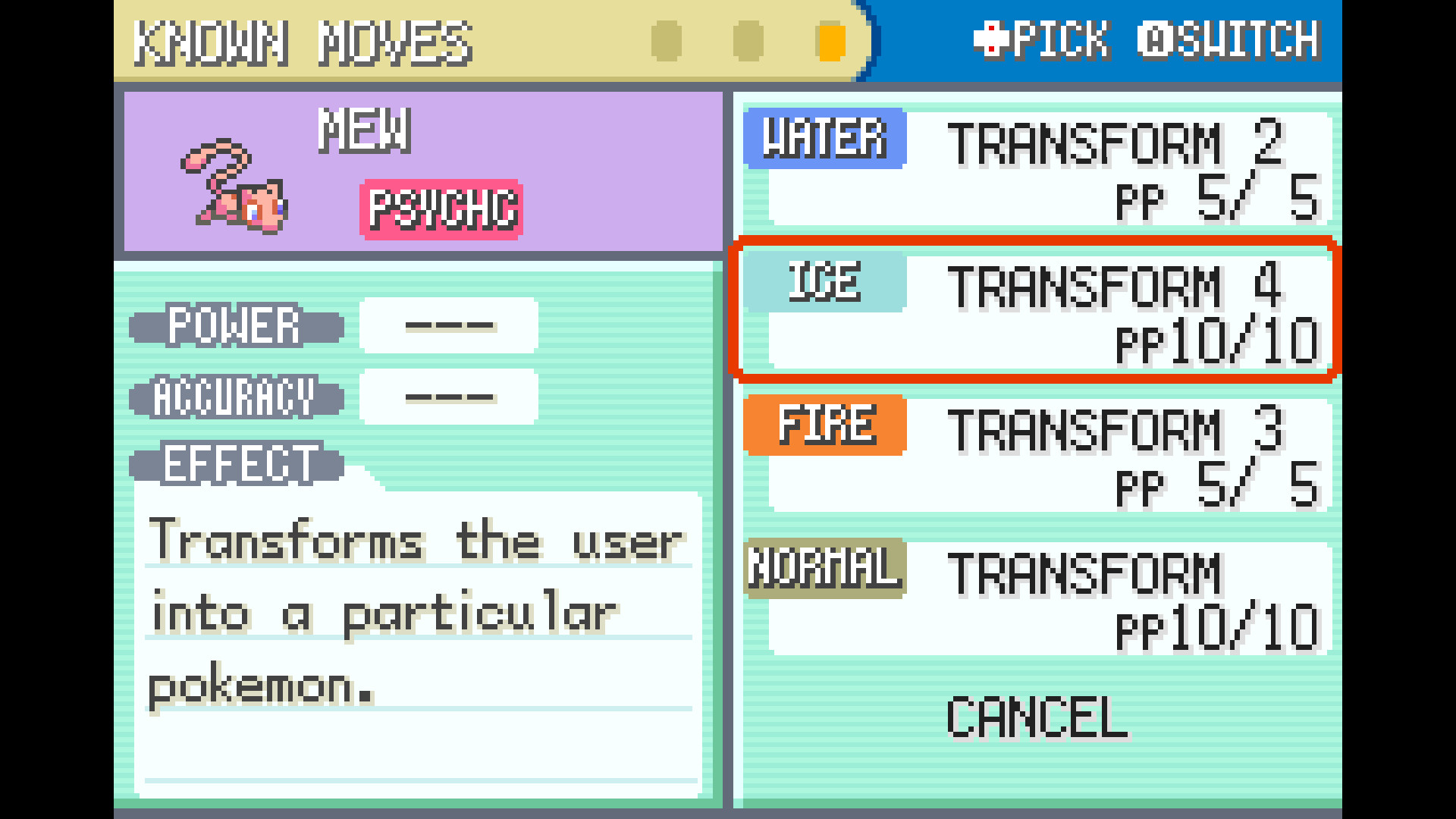 Improved Mew Transformation Mod for Pokemon FireRed and LeafGreen | PFR ...