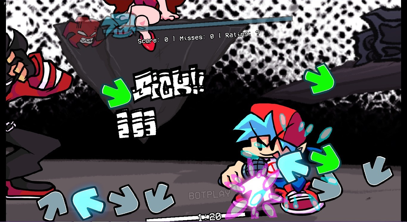 FNF - QT MOD SAWBLADE MANIA! Mod for Friday Night Funkin' | FNF Mods