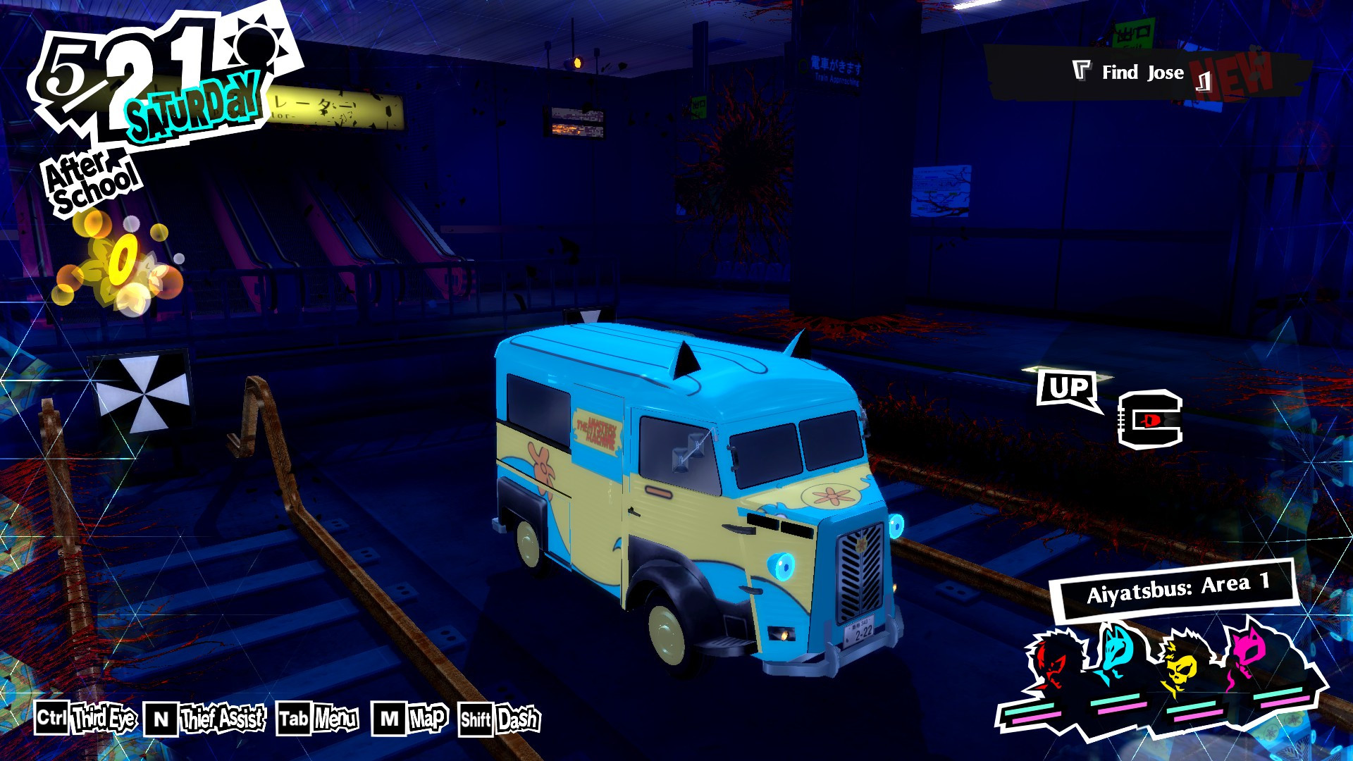 Mystery Machine over Morgana Car [Persona 5 Royal (PC)] [Mods]