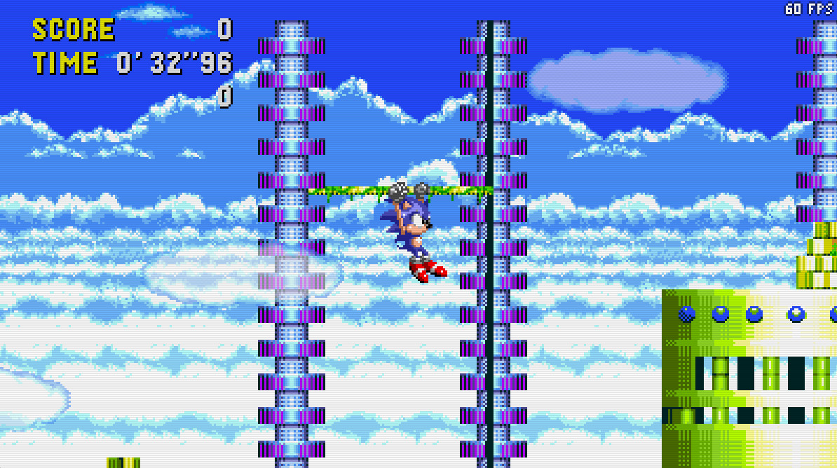Sonic 1/CD palette in Sonic 3 Mod for Sonic 3 A.I.R. | S3AIR Mods