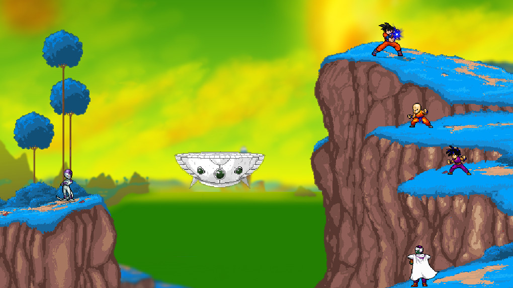 Planet Namek(SSF2)- Stage Pack! Mod for Super Smash Bros. Crusade ...