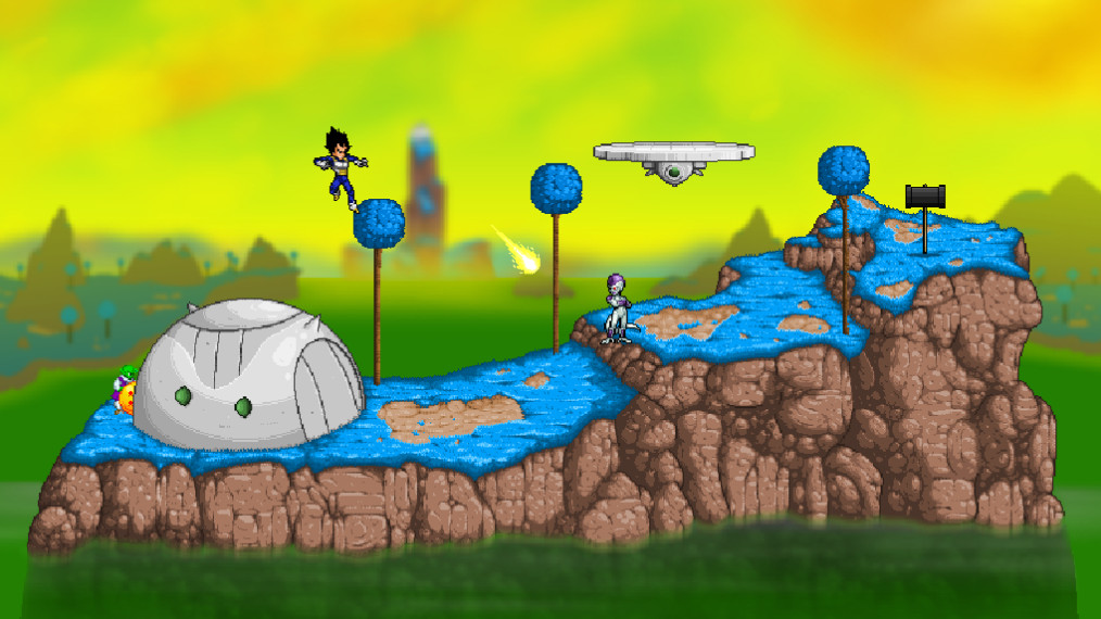 Planet Namek(SSF2)- Stage Pack! Mod for Super Smash Bros. Crusade ...