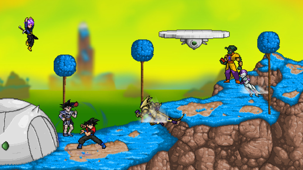 Planet Namek(SSF2)- Stage Pack! Mod for Super Smash Bros. Crusade ...