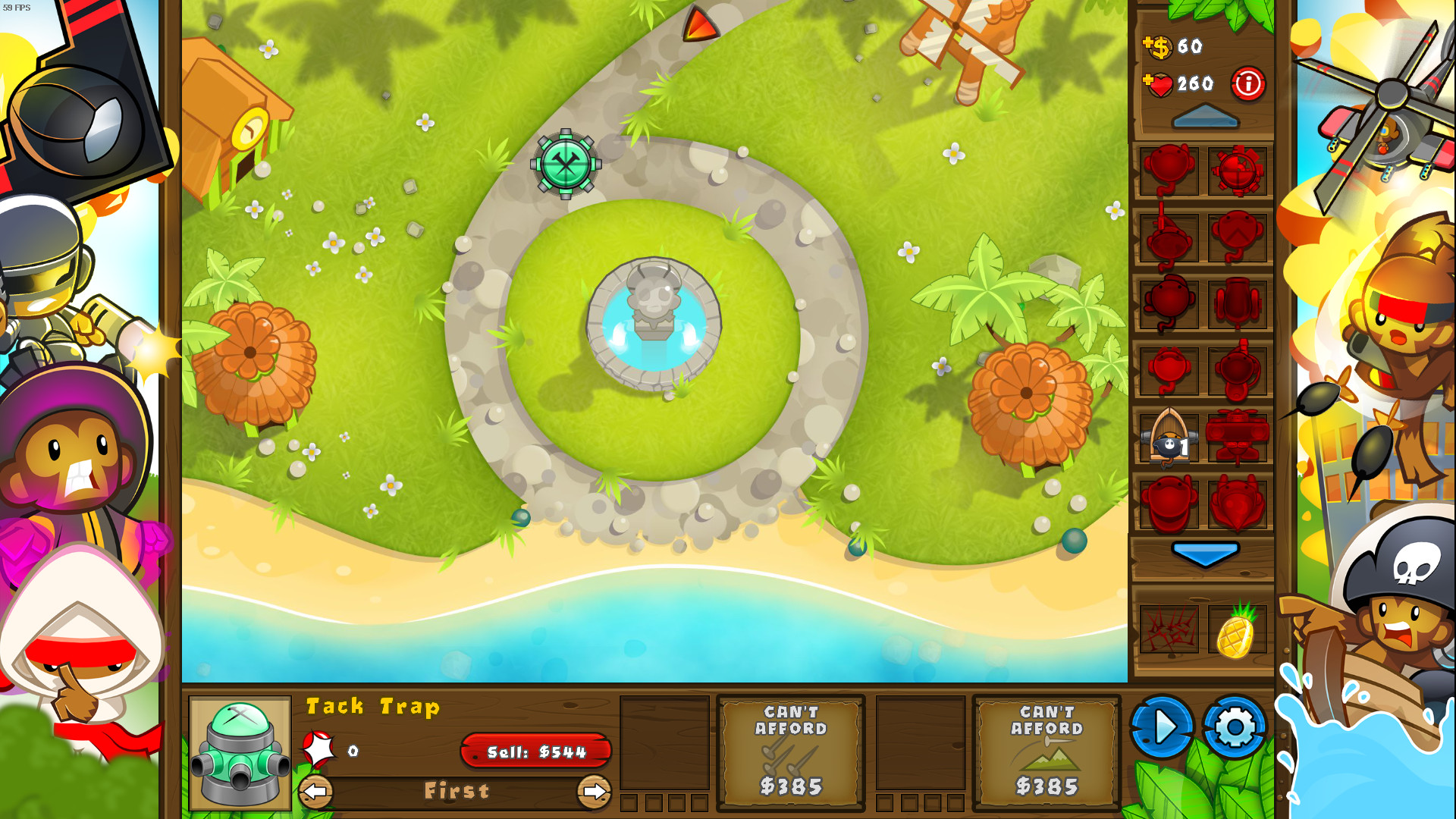 The Tack Trap (10 Year) Mod for Bloons Tower Defense 5 | BTD5 Mods