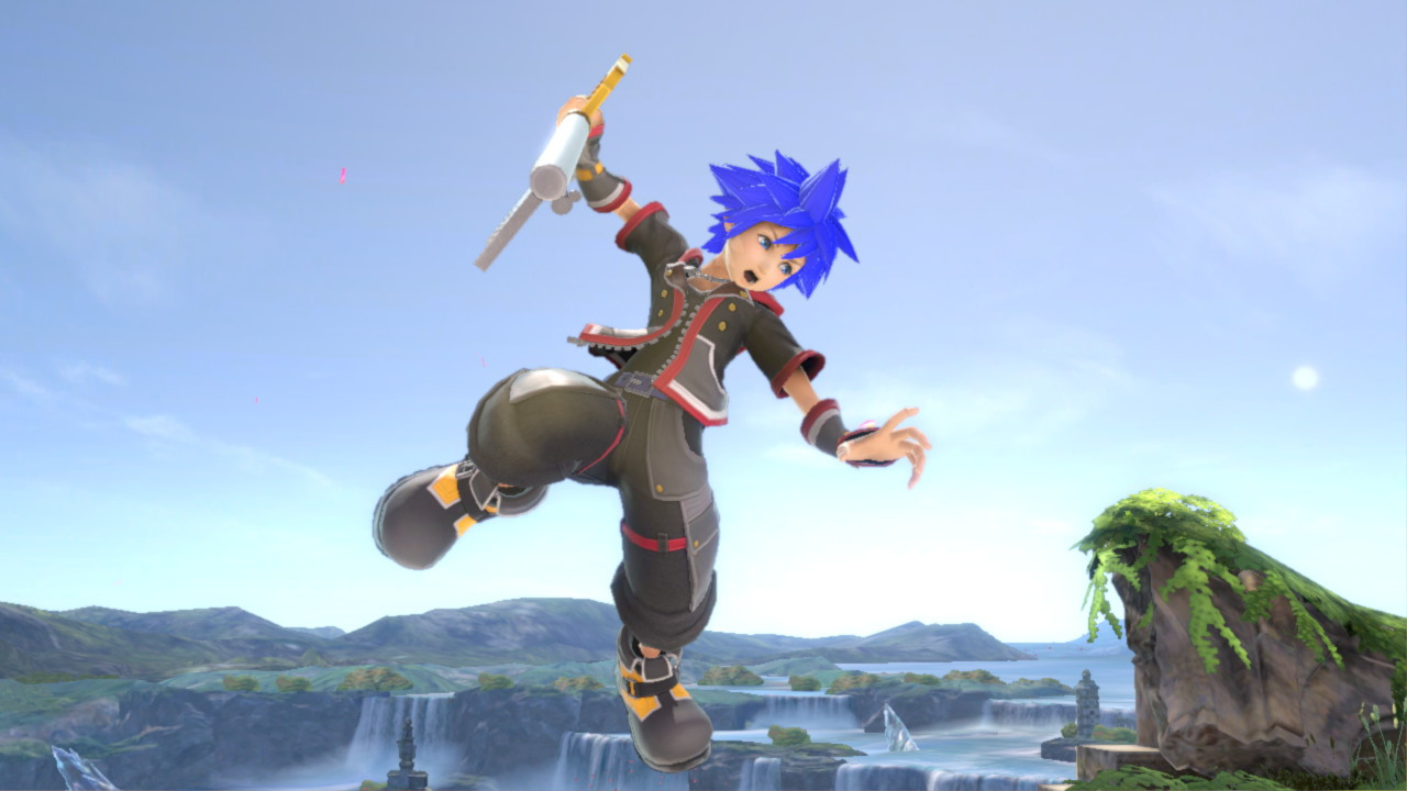 Ninja Hair Colored Sora (Ninja Halloween Costume) Mod for Super Smash ...