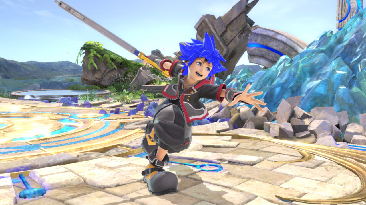 Ninja Hair Colored Sora (Ninja Halloween Costume) Mod for Super Smash ...