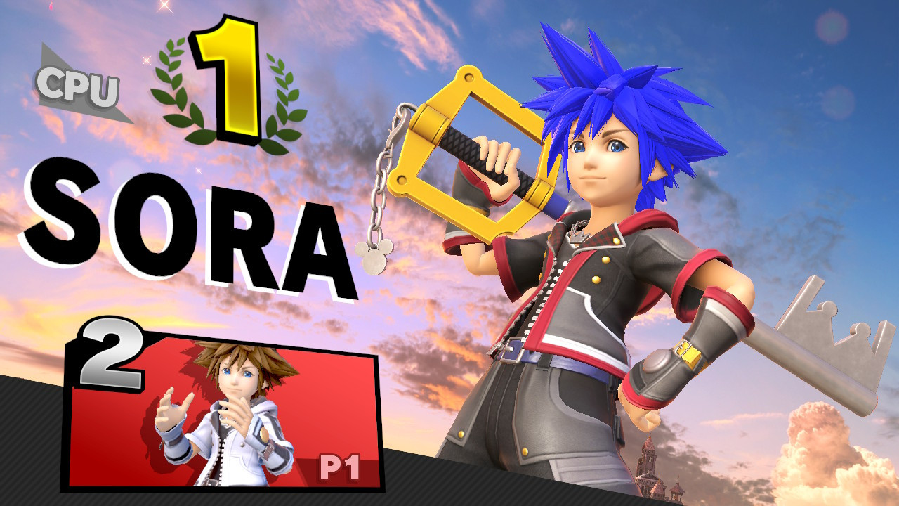 Ninja Hair Colored Sora (Ninja Halloween Costume) Mod for Super Smash ...