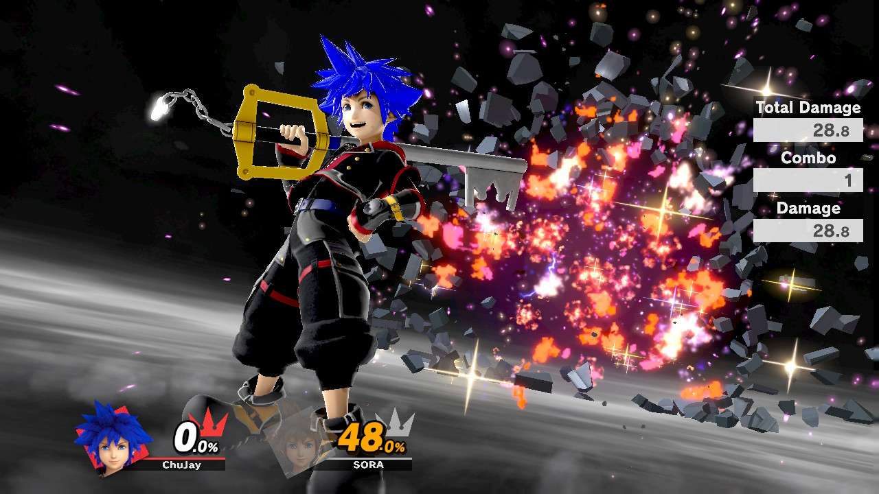 Ninja Hair Colored Sora (Ninja Halloween Costume) Mod for Super Smash ...