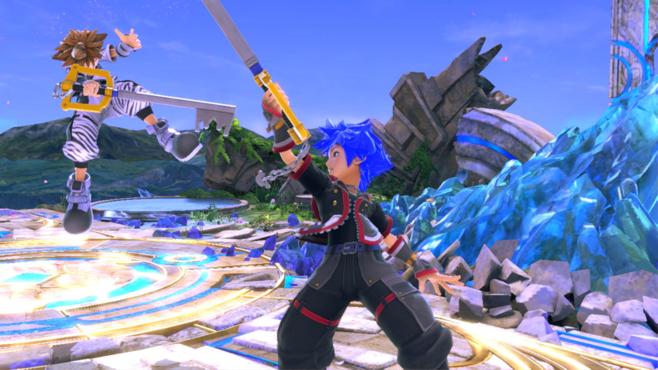 Ninja Hair Colored Sora (Ninja Halloween Costume) Mod for Super Smash ...