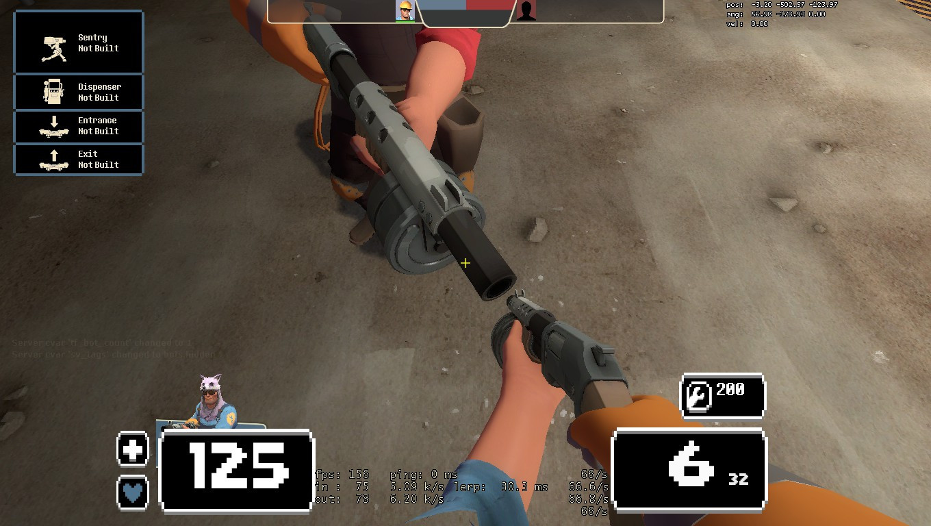 Slightly longer Default Panic Attack Barrel Mod for Team Fortress 2 ...