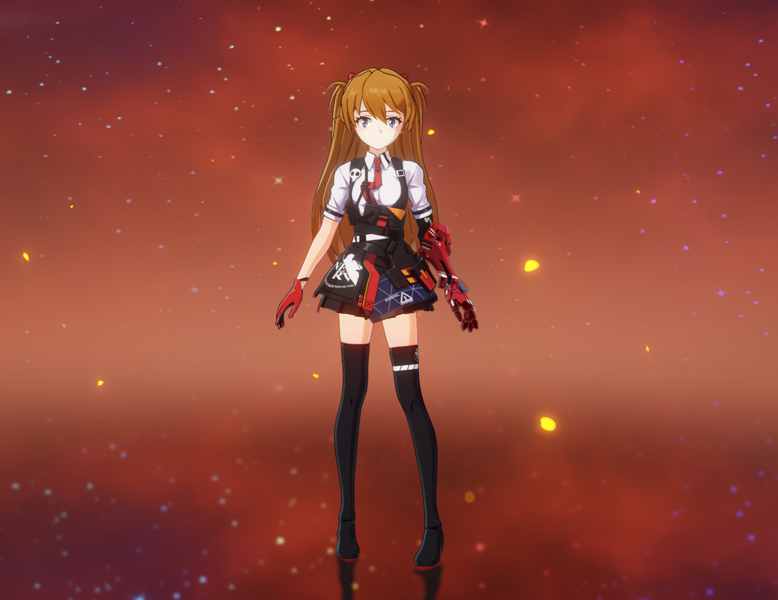 Asuka Langley (& Rei Ayanami Plush) Over Hu Tao Mod for Genshin Impact ...