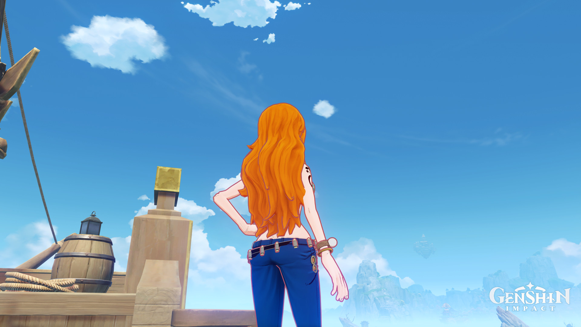 Cat Burglar Nami (One Piece) Mod for Genshin Impact | GI Mods