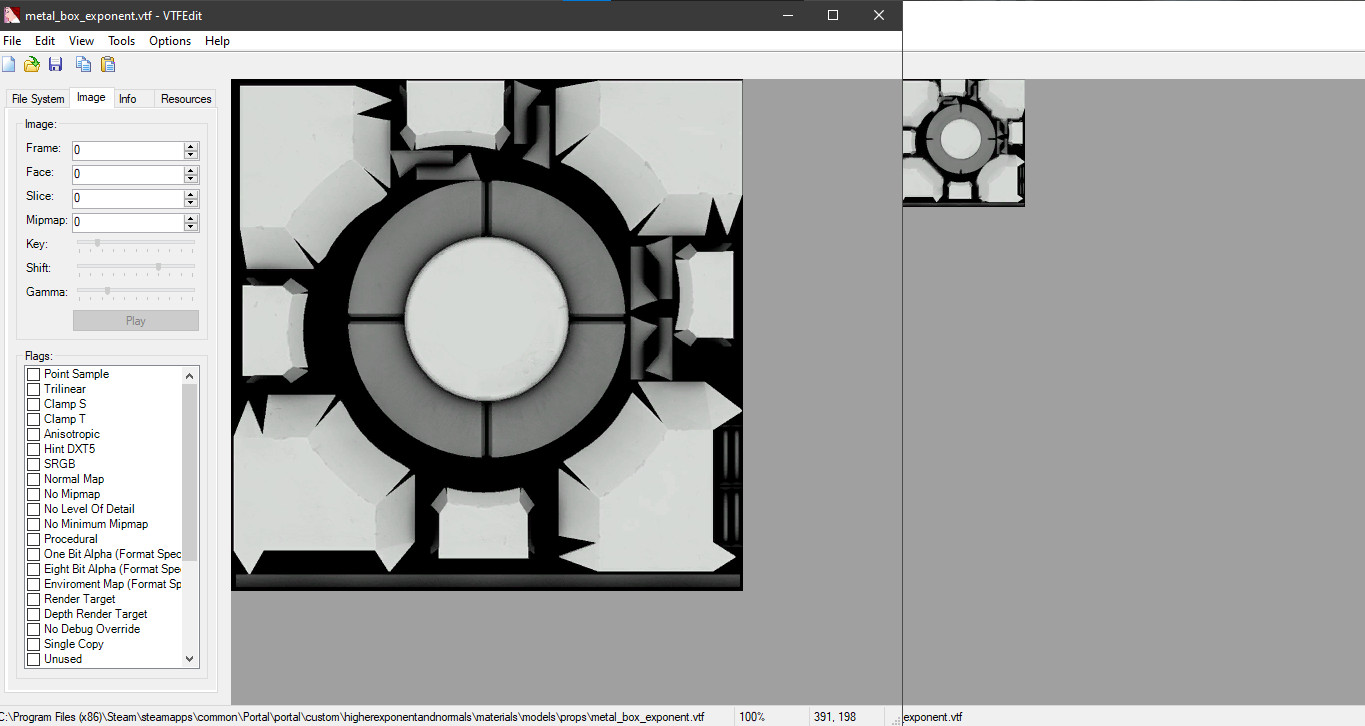Beta Normal & Exponent Textures [Portal] [Mods]