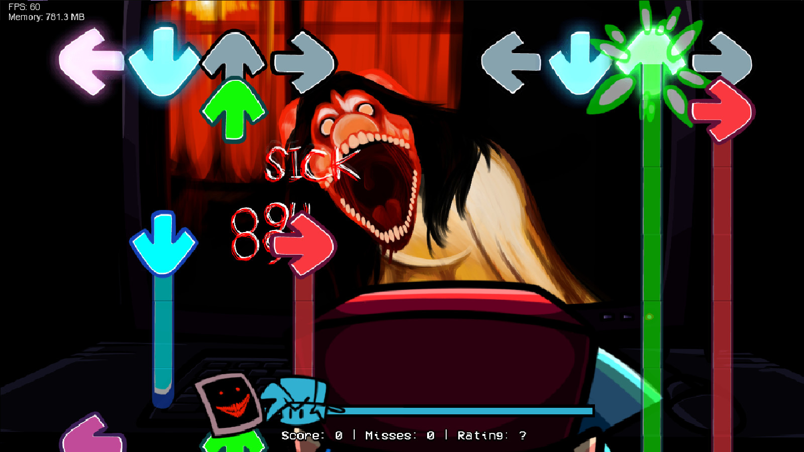 [SENSITIVE CONTENT] S.M.I.L.E Fan Chart FNF VS Smile Dog Mod for Friday ...