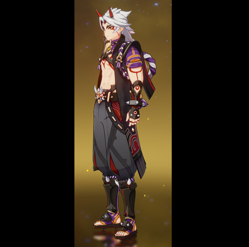Buff Arm Itto Genshin Impact Mods
