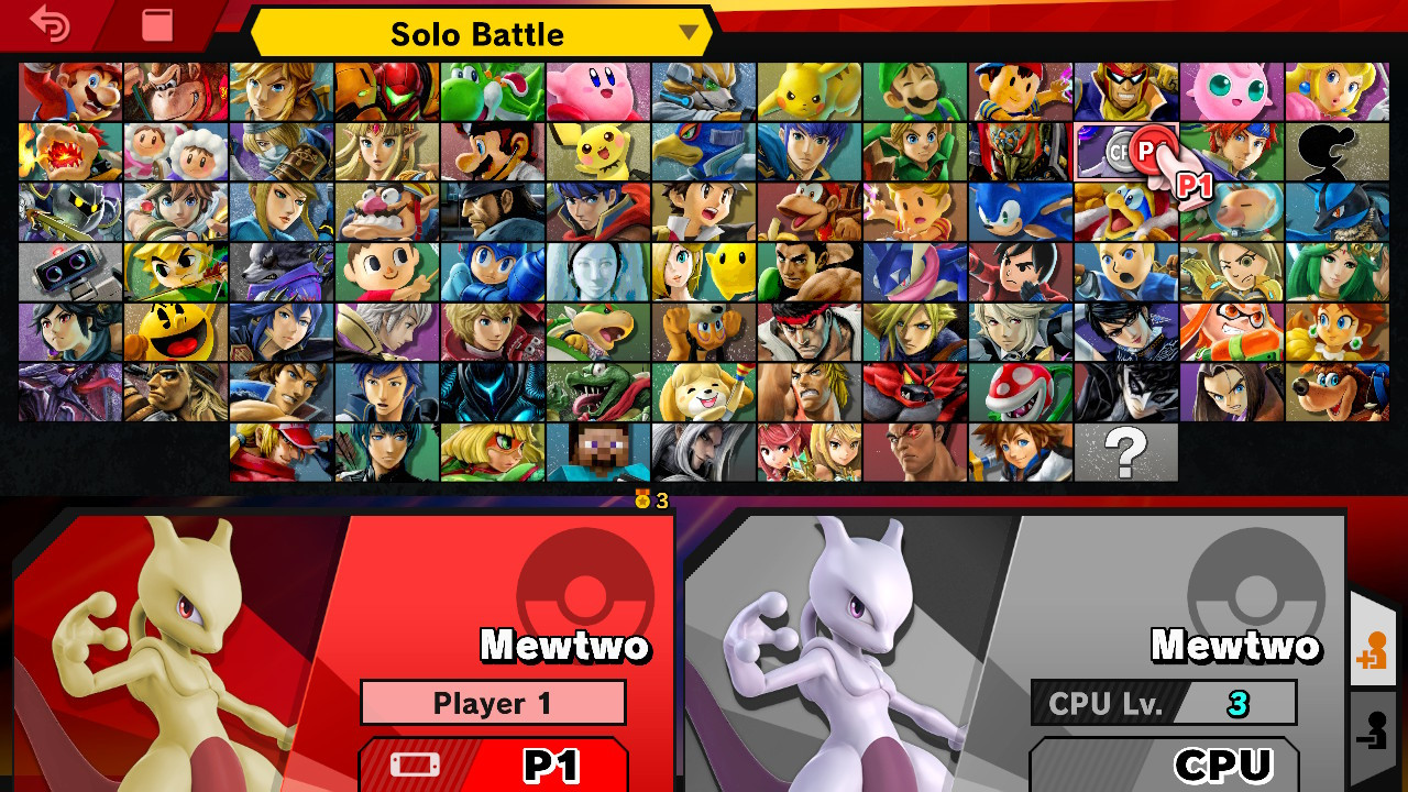 Project+ Gameboy Color Mewtwo Mod for Super Smash Bros. Ultimate | SSBU ...