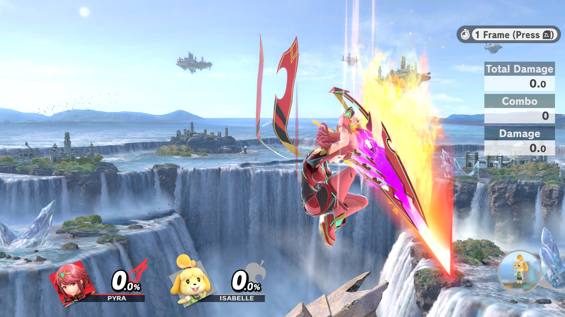 Purple Pyra Effect (Over green flame) Mod for Super Smash Bros ...