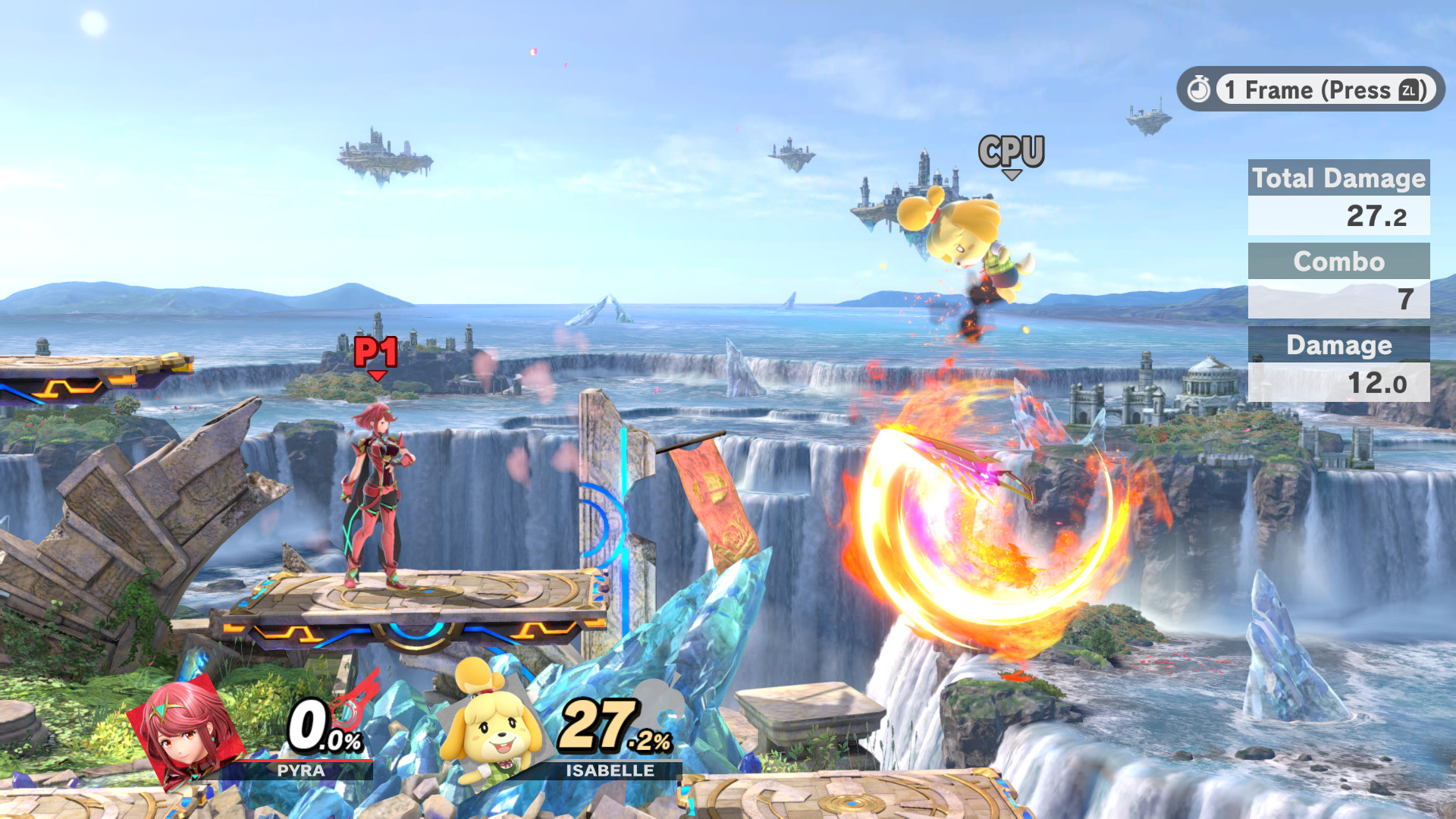 Purple Pyra Effect (Over green flame) Mod for Super Smash Bros ...