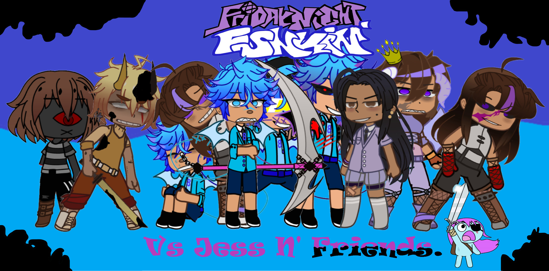 Vs Jess N' Friends 6.8 (Full Release) Mod for Friday Night Funkin ...
