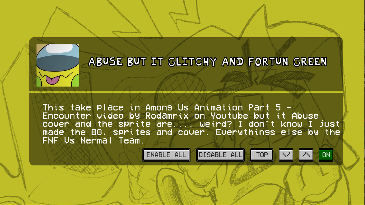 FNF Abuse But Rodamrix Glitchy and Fortegreen [Friday Night Funkin'] [Mods]