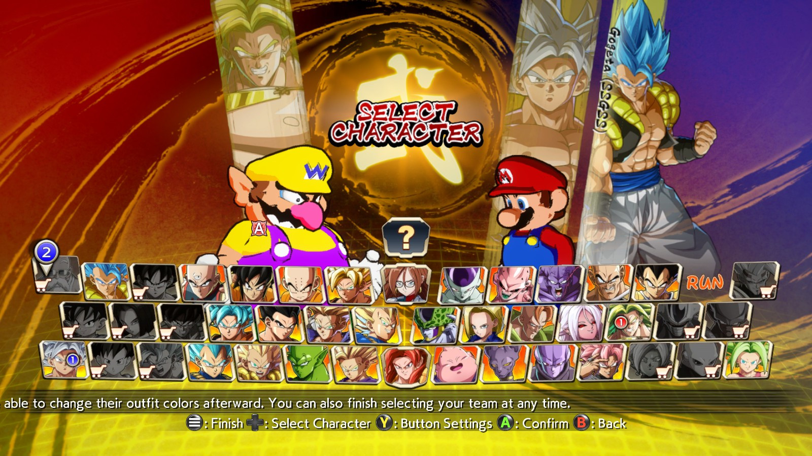 Wario Mod for Dragon Ball FighterZ | DB:FZ Mods